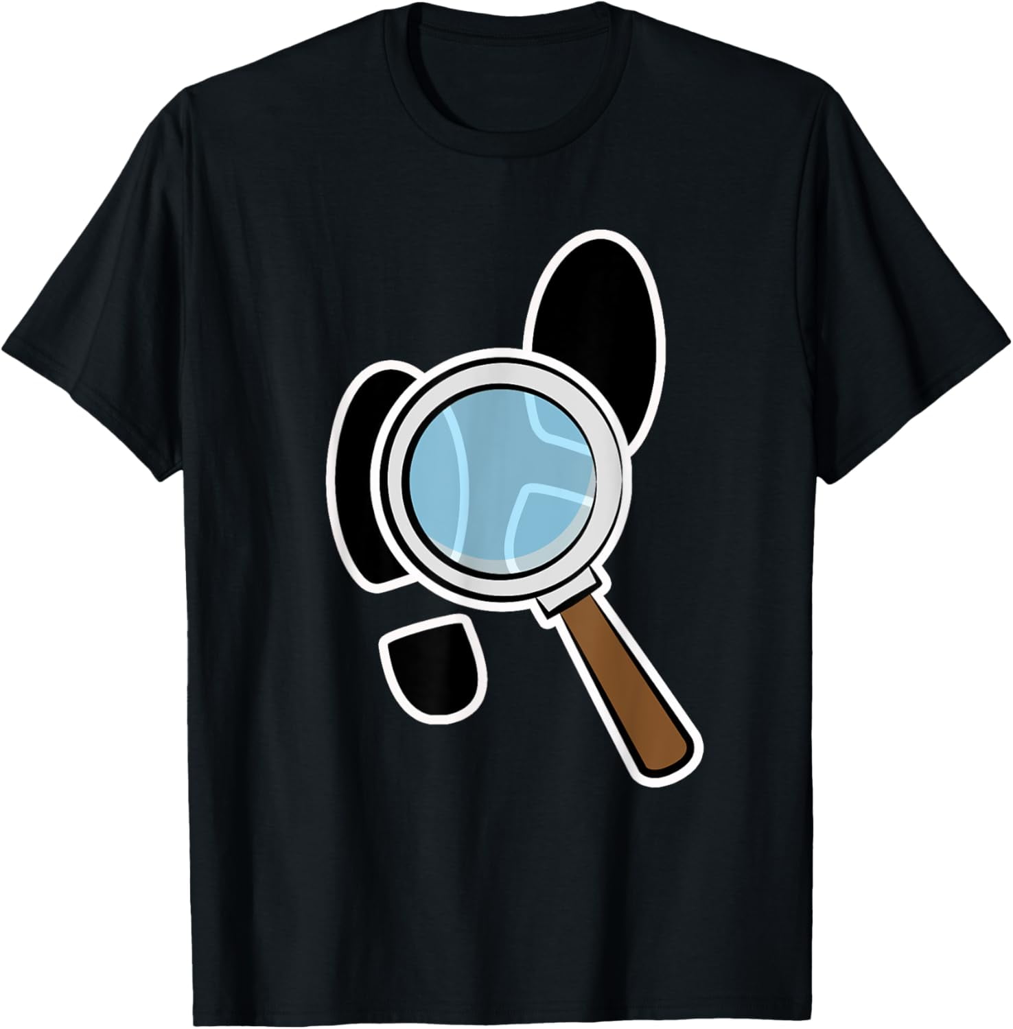 Detective design for men and women - magnifying glass T-Shirt - Walmart.com