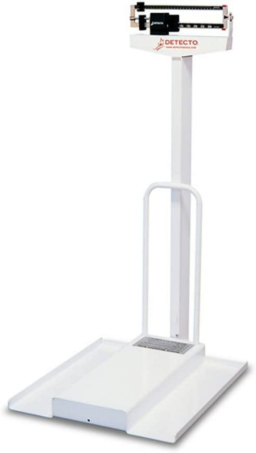 Detecto 485 Mechanical Wheelchair Scale Capacity: 350 lb x 4 oz ...
