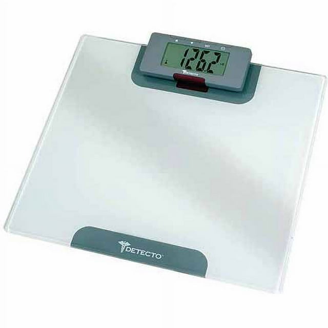 Detecto Advantage 4-in-1 Glass Scale with LCD Digital Wireless Remote ...