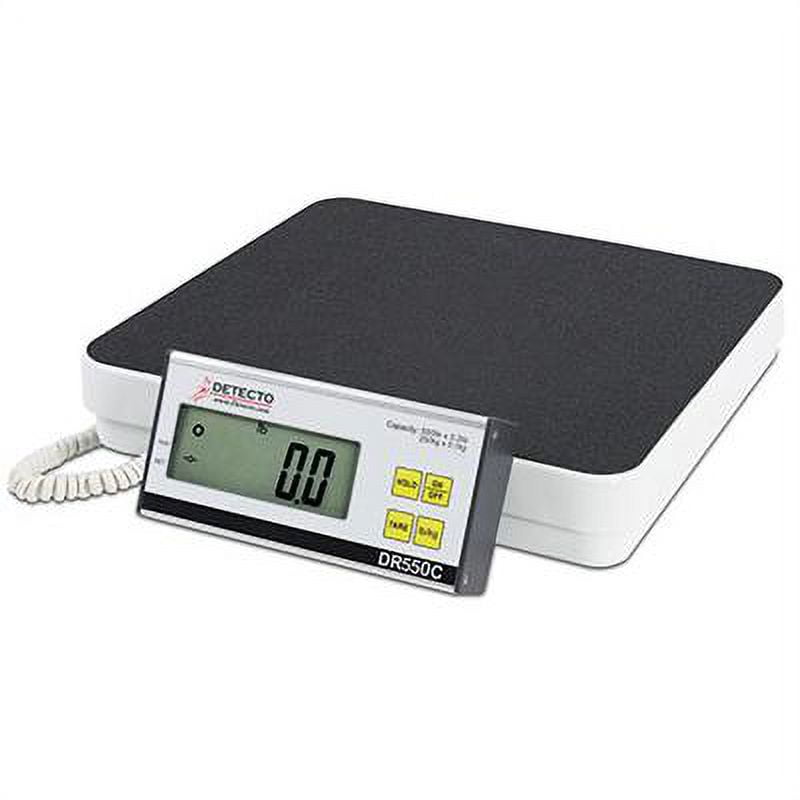 Detecto DR550C Stainless Steel Portable Floor Scale - Walmart.com