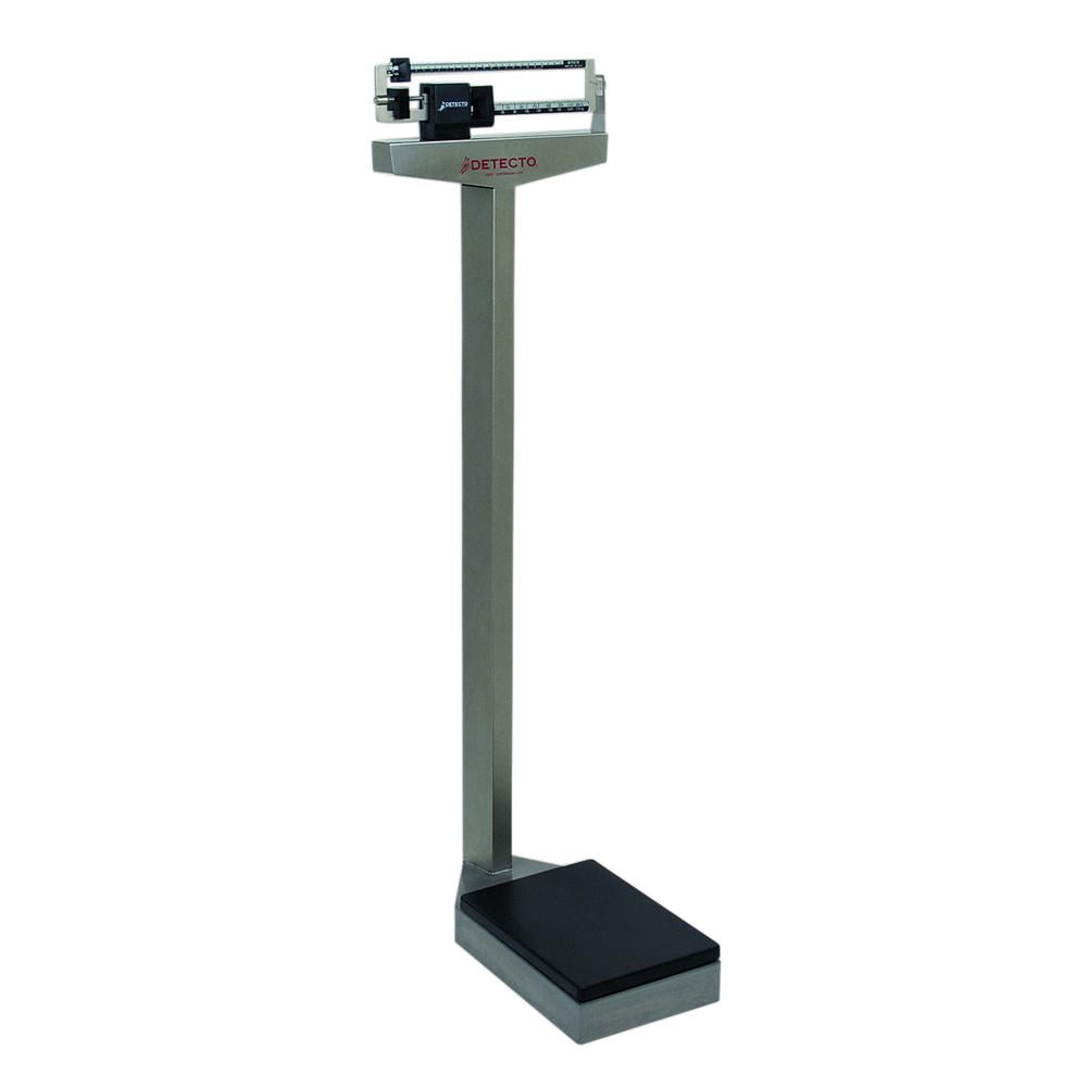 Detecto 339 Dual Reading Eye Level Physicians Scale with Height Rod ...