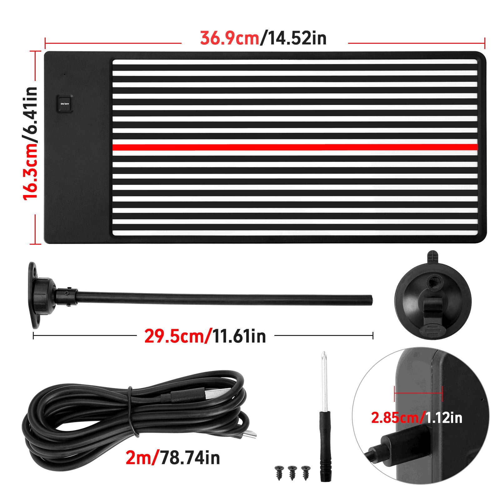 Detector Upgrade Dent Light LED Reflector Board Paintless Repair Dent ...