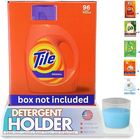 Detergent Box Riser (Eco Box), Raises Boxed Liquid Laundry Detergent ...