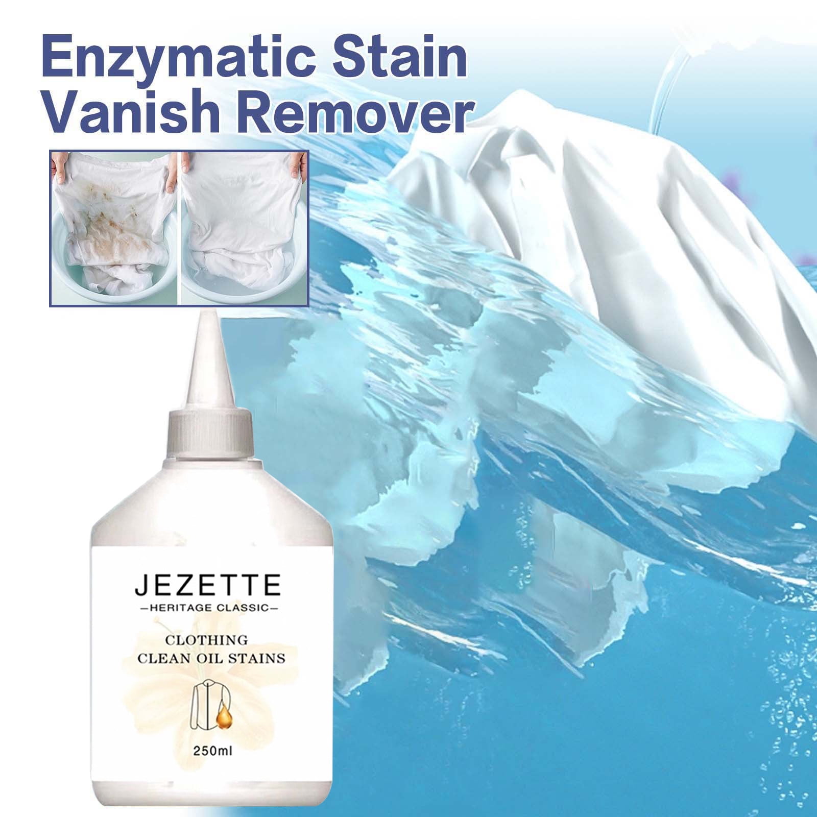 Detergent Laundry Stain Remover Clothing Clean Oil Stains Laundry Stain ...