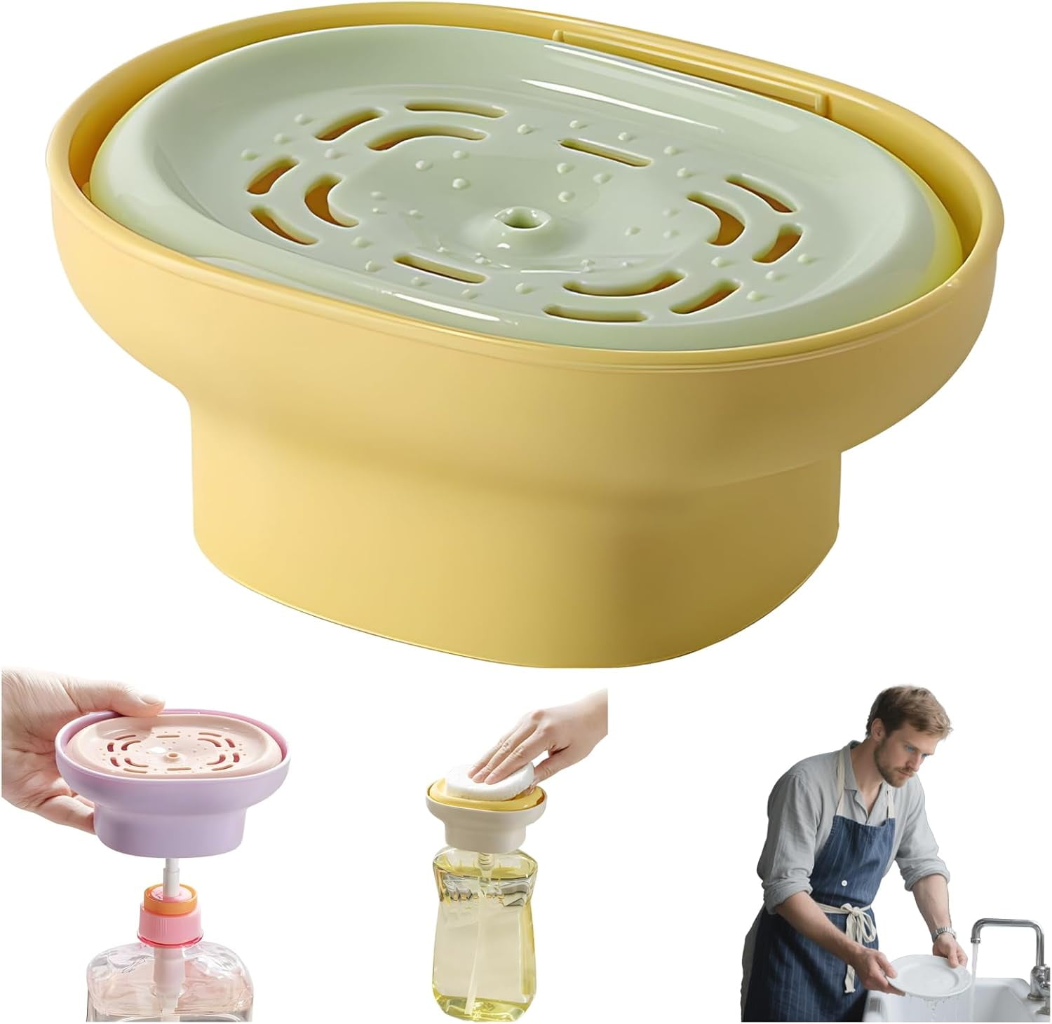 Detergent Presser, Food Grade Foaming Soap Dispenser Pump for ...