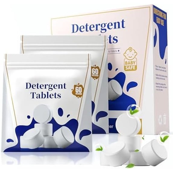 Detergent Washing Tablets 120 count for Bottle Washer, Compatible With ...