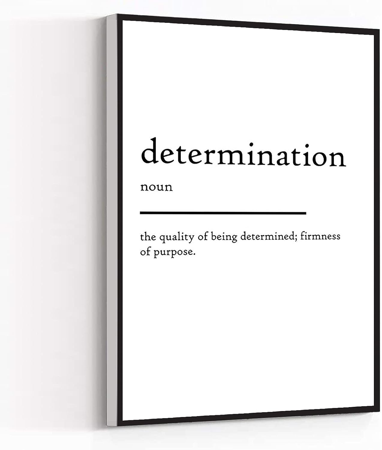 Determination Definition Print,Determination Definition Poster Painting Artwork Wall Decor ...