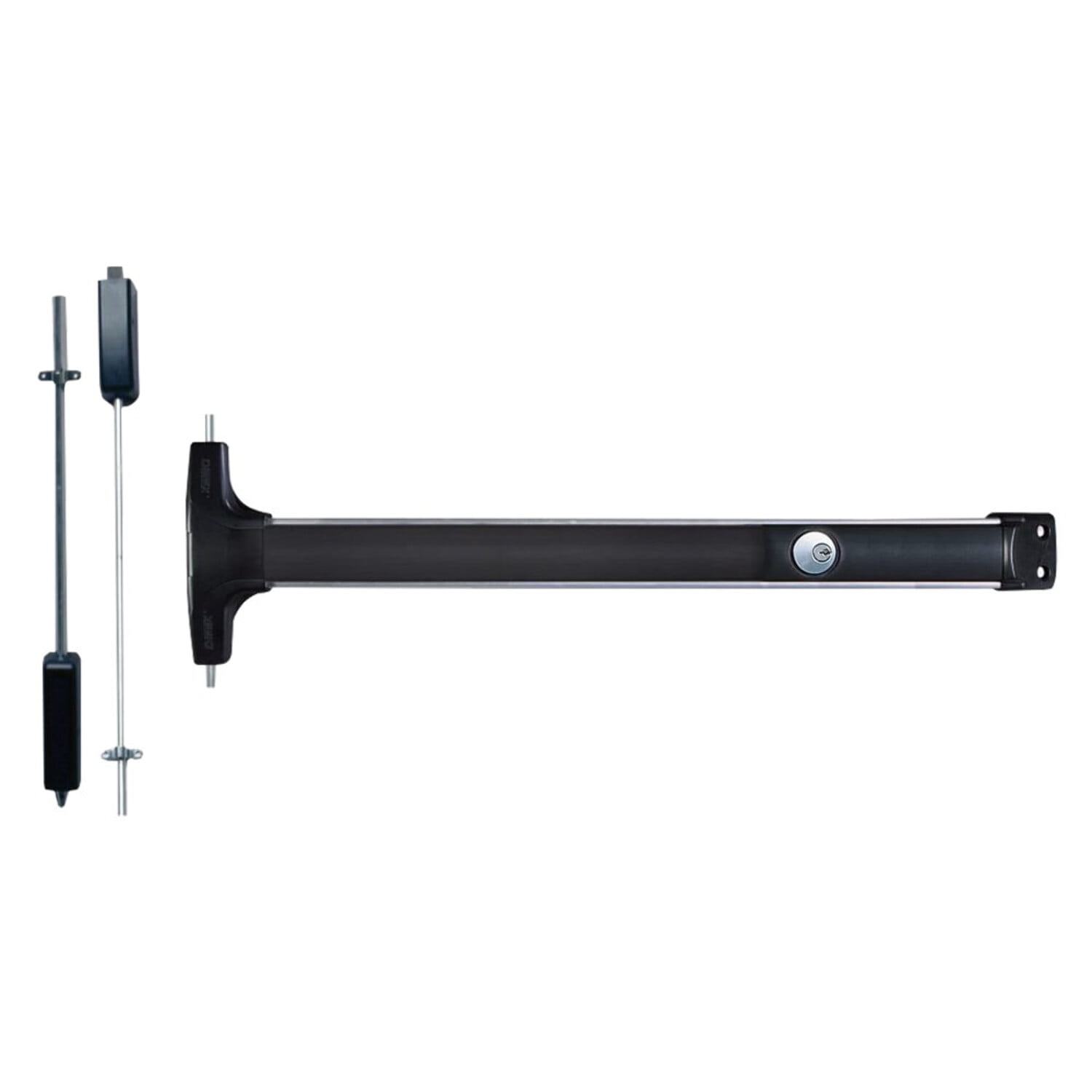 Detex DX1 GRAY Single Hinge Bolt Hinge Side Locking Dead Bolt for ...