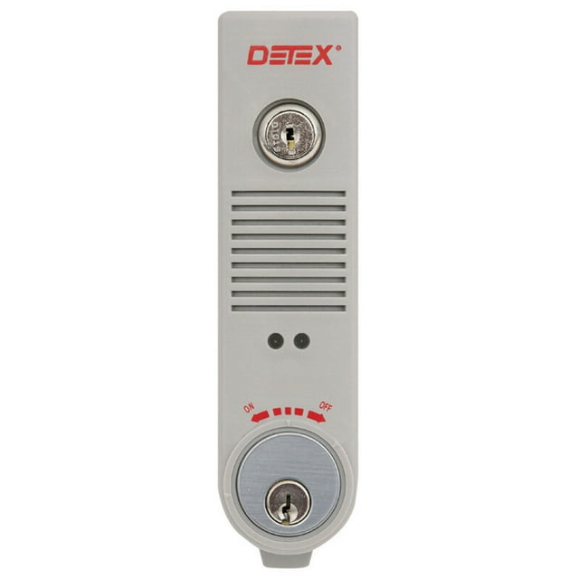 Detex EAX-500KS GRAY Exit Alarm Surface Mount Battery Powered with Key ...