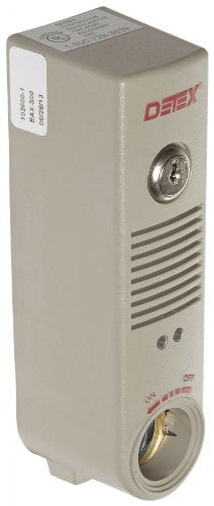 Detex EAX500 Battery Powered Door or Wall Mount Exit Alarm, 2.10" W x 2 ...