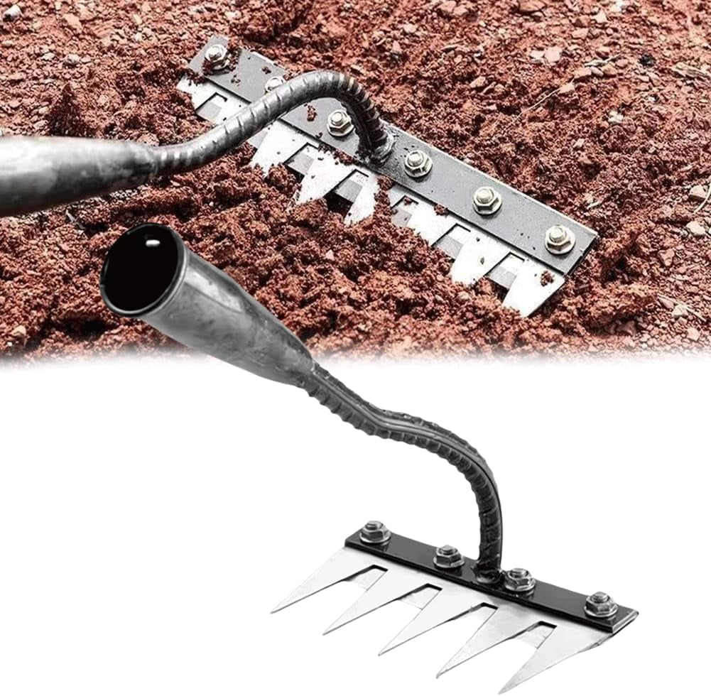 Dethatching Rake,Iron Rake for Gardening and Weeding,Carbon Steel ...