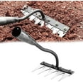 Iron Rake 2.0 8-Tooth Iron Weeding Rake - Detachable Manual Gardening ...