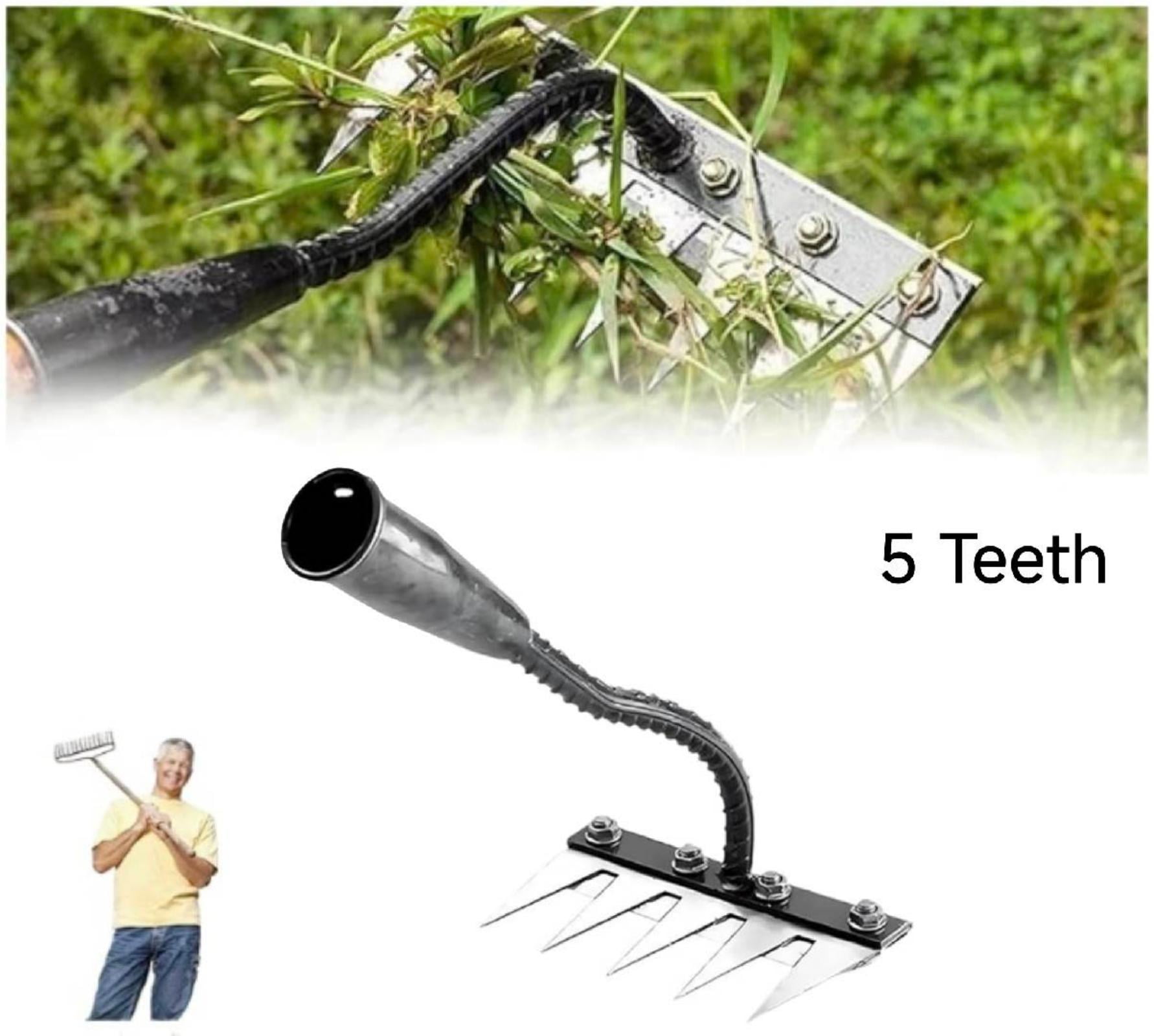 Dethatching Rake,Iron Rake for Gardening and Weeding,Carbon Steel ...