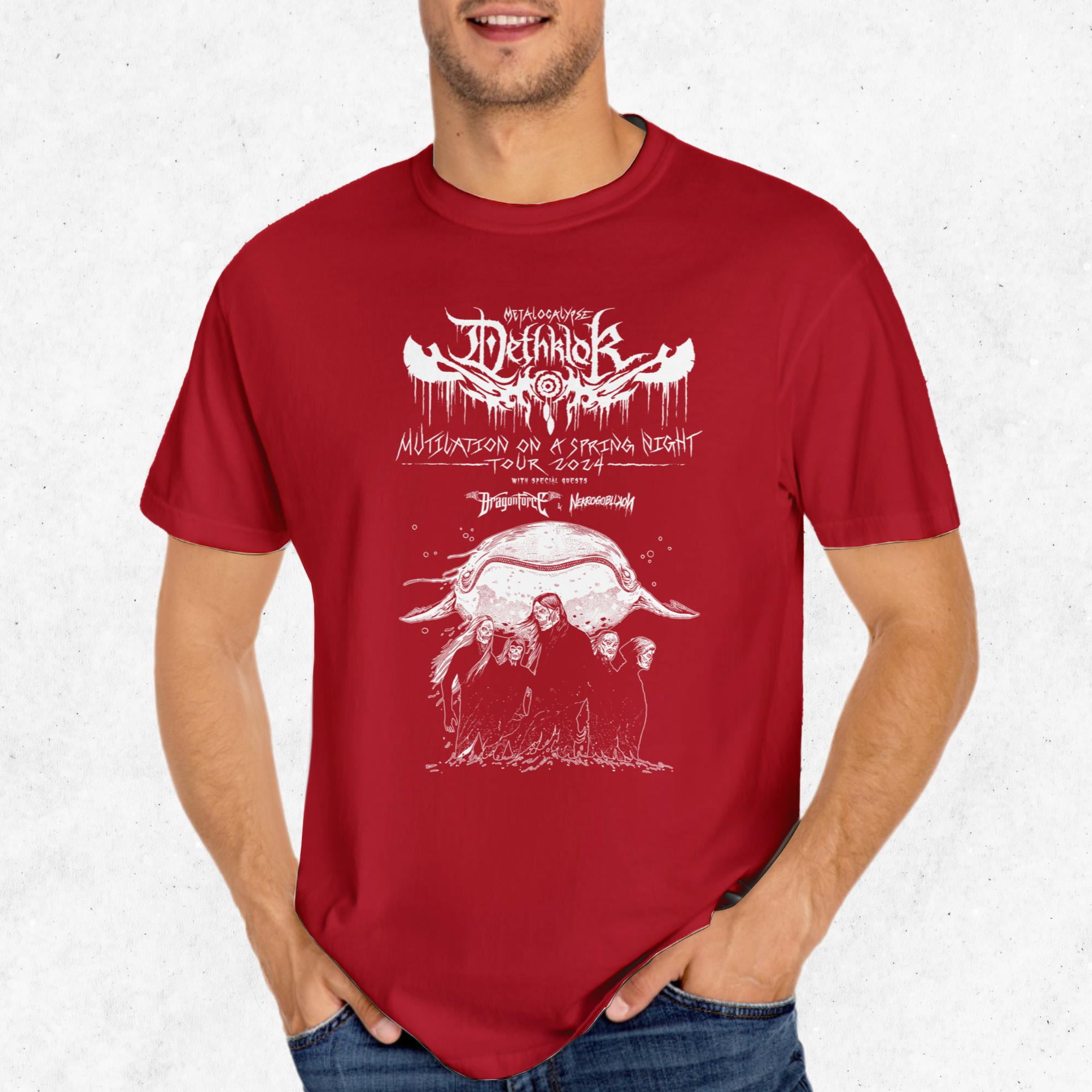 Dethklok Mutilation on a Spring Night 2024 Tour T-Shirt - Metal Band ...