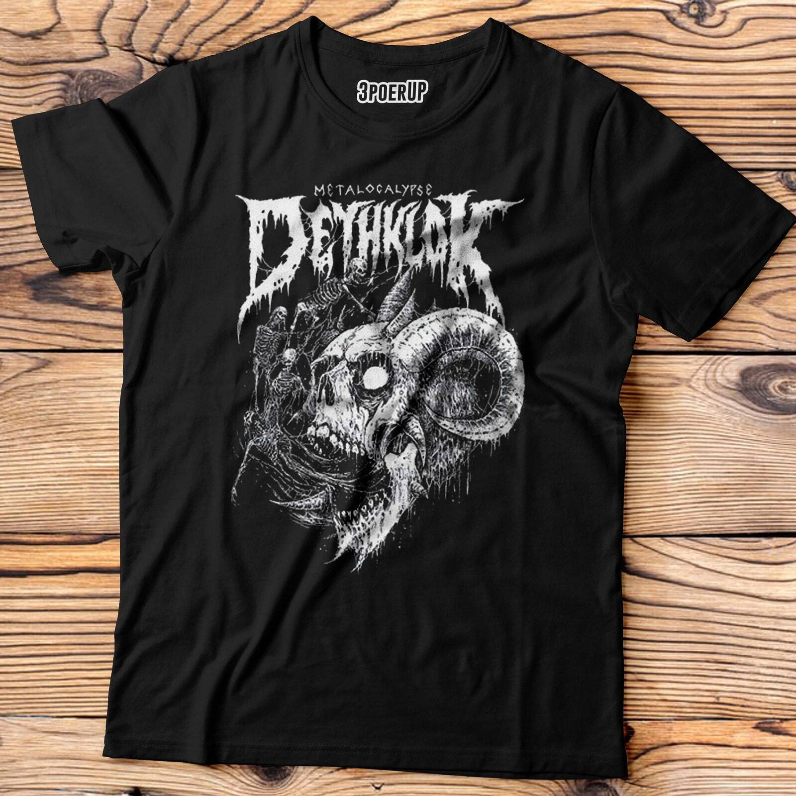 Dethklok fictional death metal - Metal - Music Shirt - Aesthetic Shirt ...