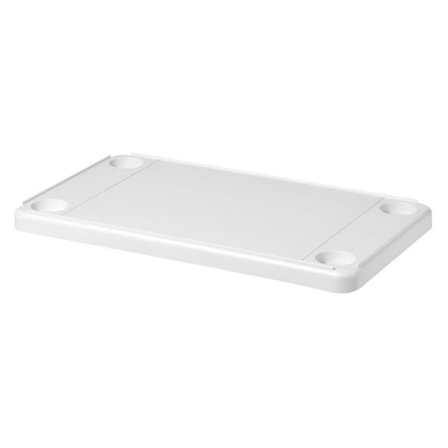 Detmar Ivory Rectangular Marine RV Table Top, High-Impact Plastic ...