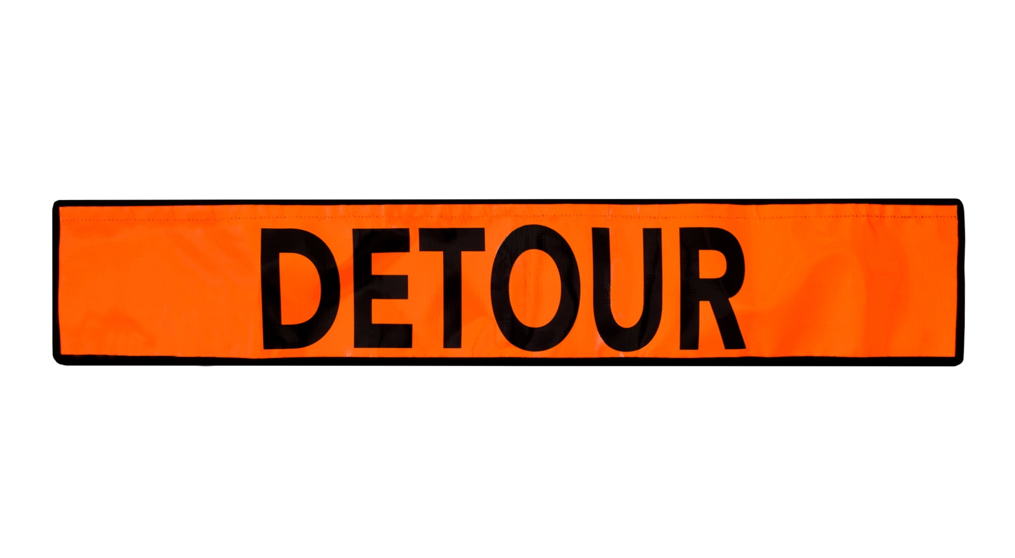 "Detour" Sign for Flex-Safe Barricades, Vinyl, Safety Orange - Walmart.com