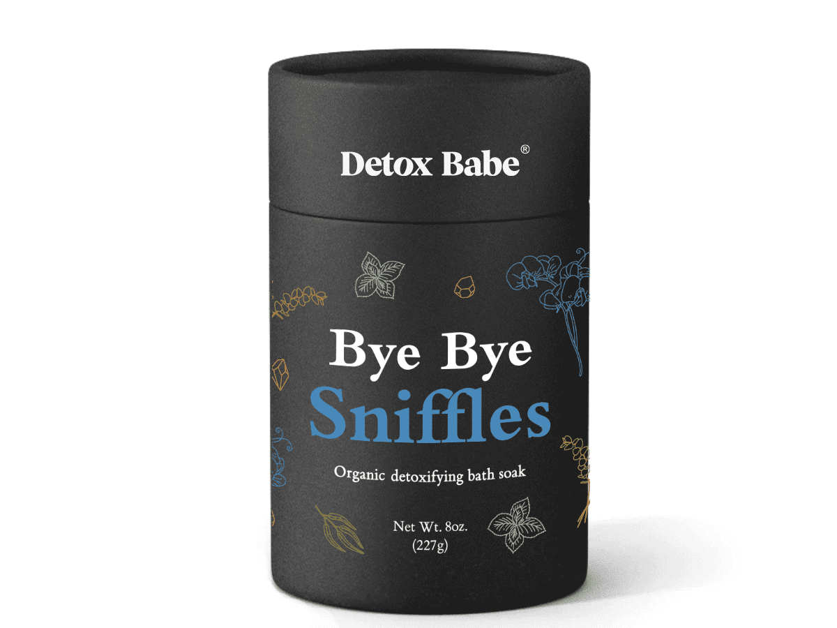 Detox Babe Bye Bye Sniffles Organic Bath Epsom Salt Soak - Stuffy Nose ...