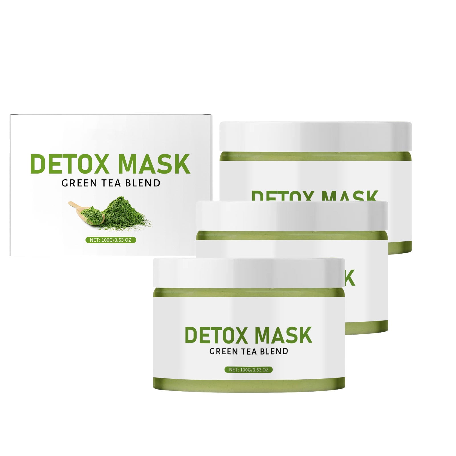 Detox Face Mask Skincare, Detox Tea Mask for All Skin Types, Beauty ...