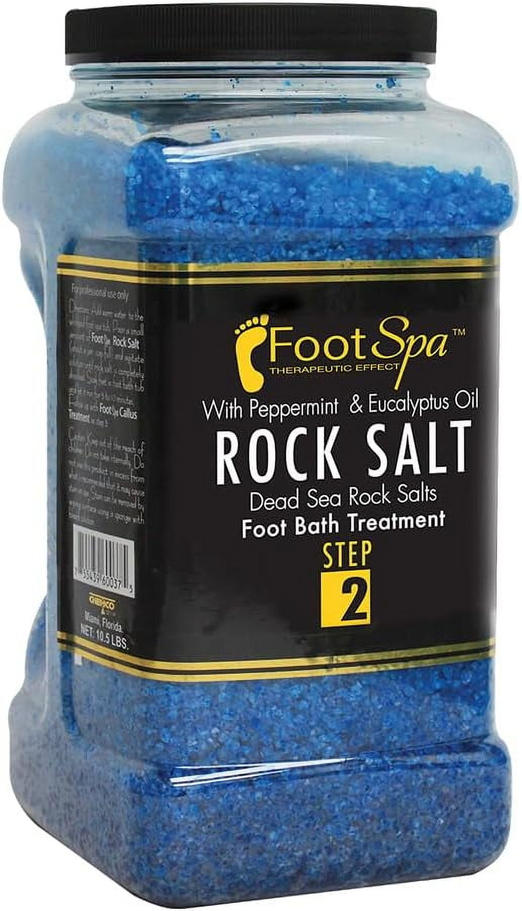 Detox Foot Soak Pedicure and Bath Salt, 128 Oz - Made with Dead Sea ...