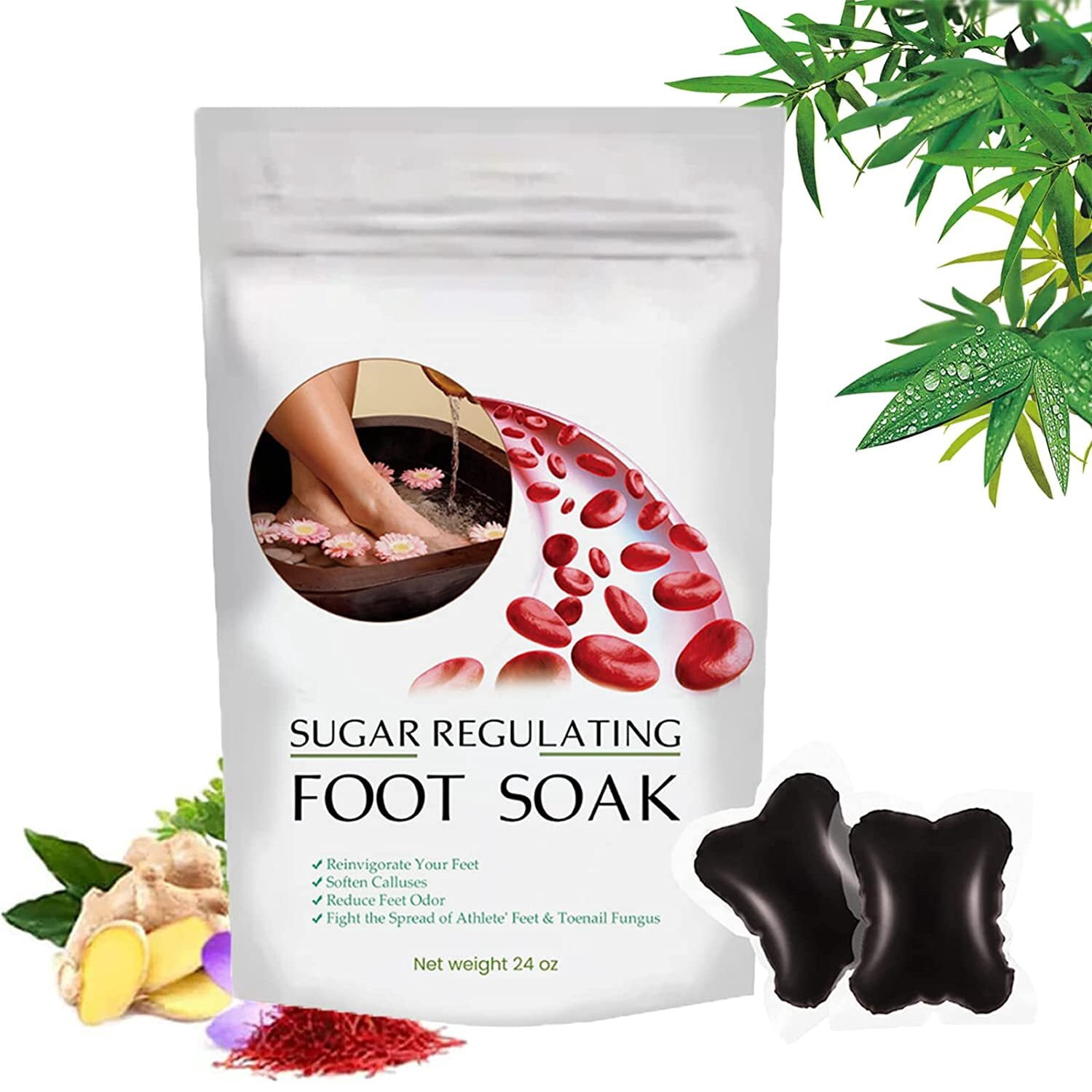 DetoxingHerbs Herbal Detox Foot Soak Beads, Body Detox & Shaping Spa ...