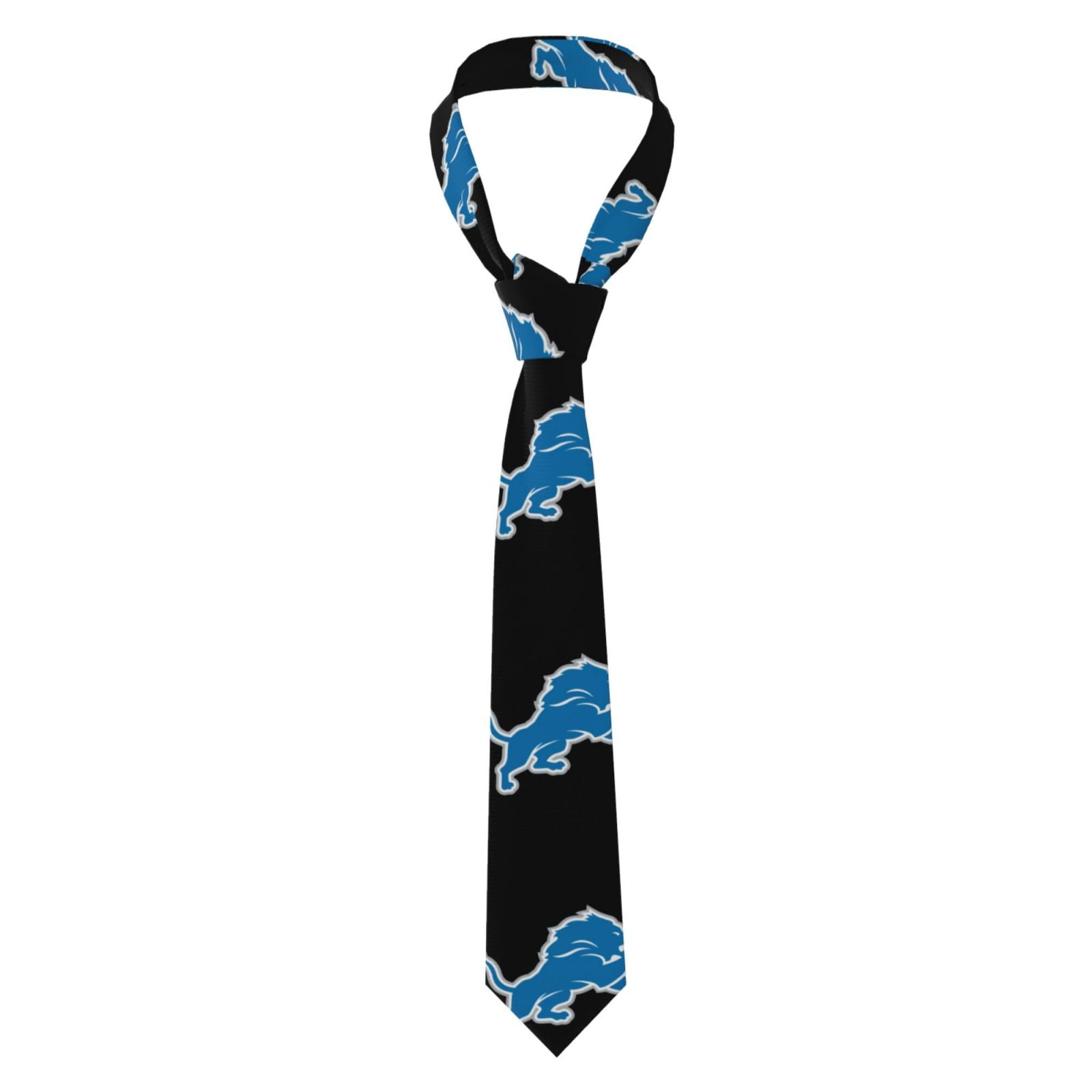 Detroit 2025 A‌merica Football Style Print Men's Necktie – 100% ...