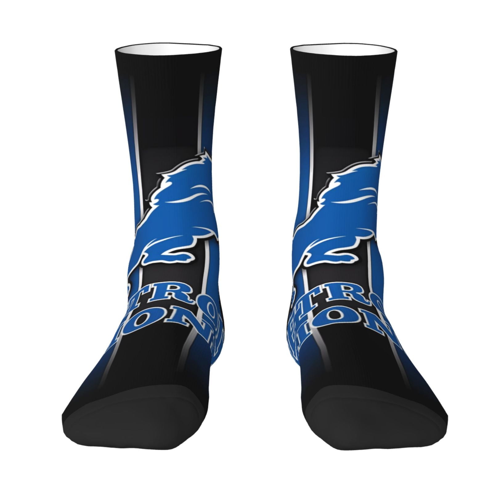 Detroit America Football Style ‌Adult Socks – 95% Polyester,5% Spandex ...