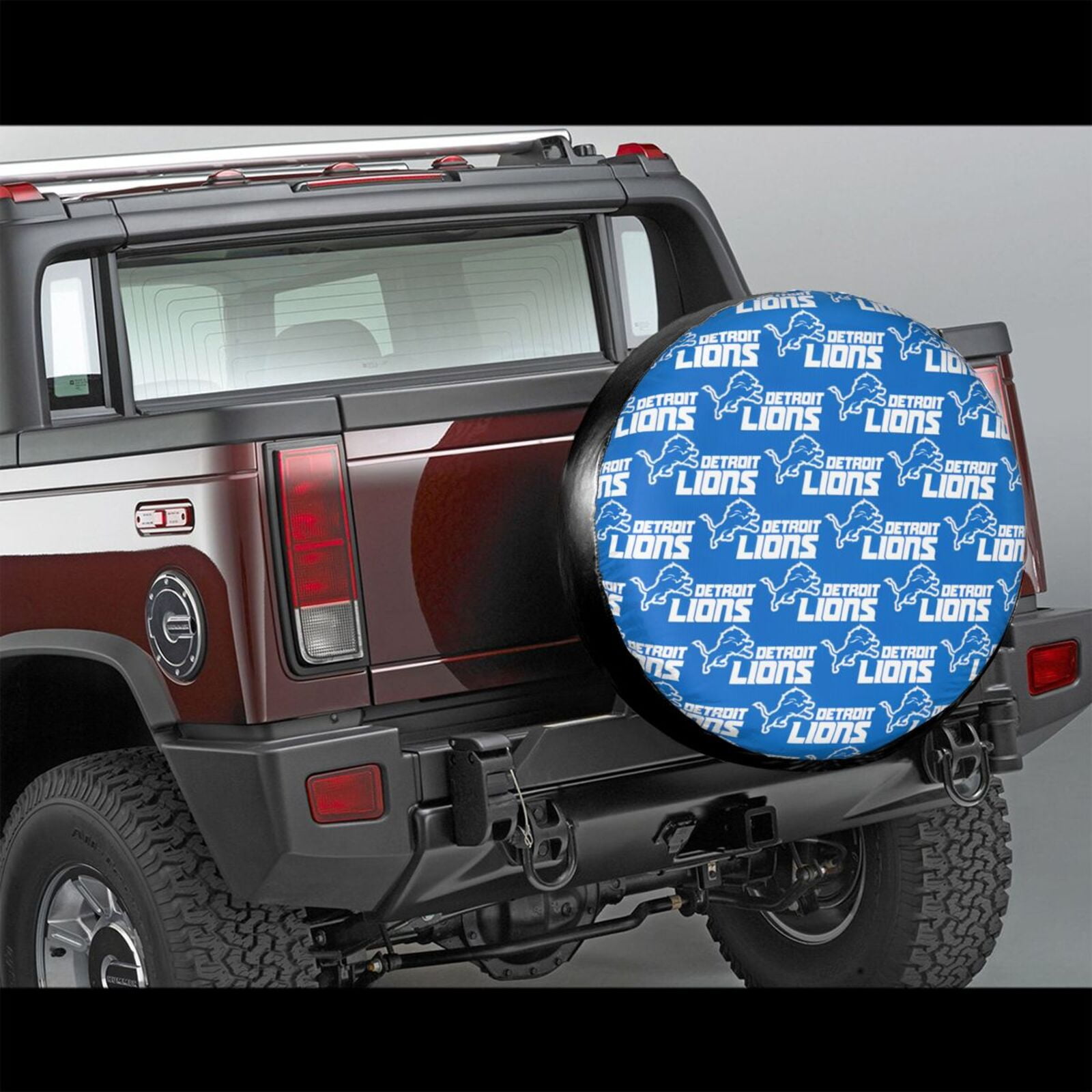 Detroit America Football Team-Inspired Spare Tire Cover - Waterproof UV ...