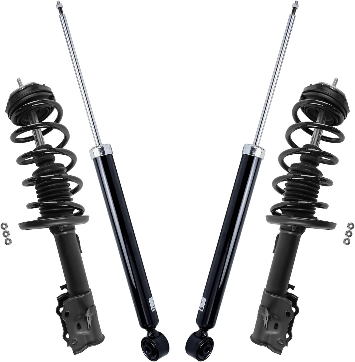 Detroit Axle - 1.6L Struts Shocks for Ford 2014-2017 Fiesta [Manual ...
