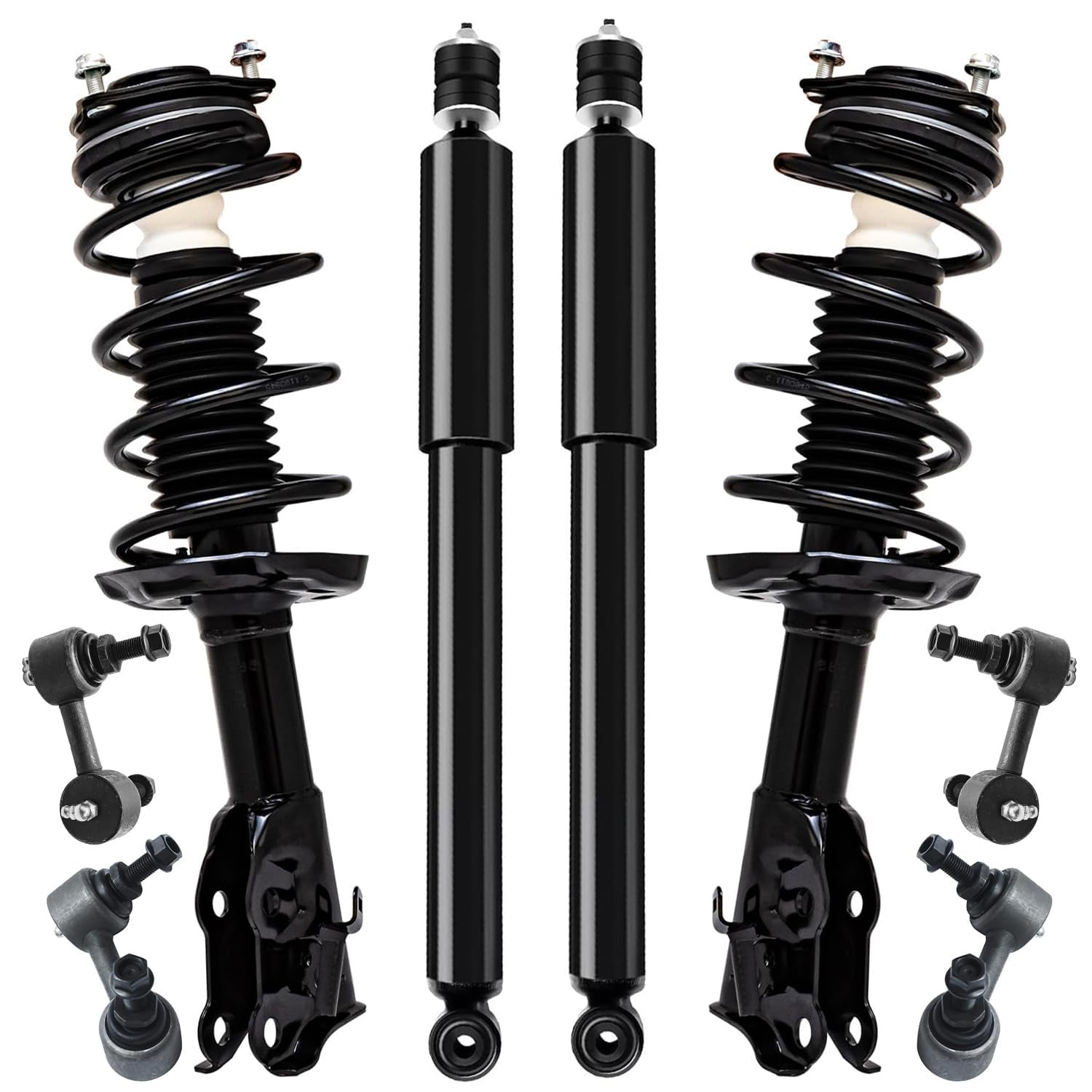 Detroit Axle - 1.8L 8pc Struts Shocks Kit for 2006-2011 Honda Civic, 2 ...