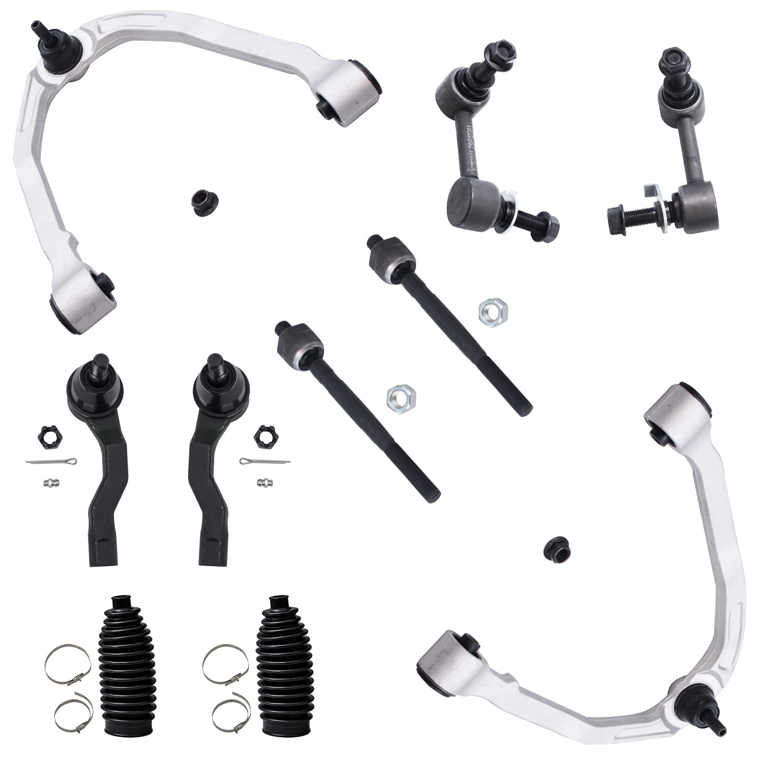 Detroit Axle - 10pc Front End Suspension Kit for 2003-2007 Infiniti G35 ...