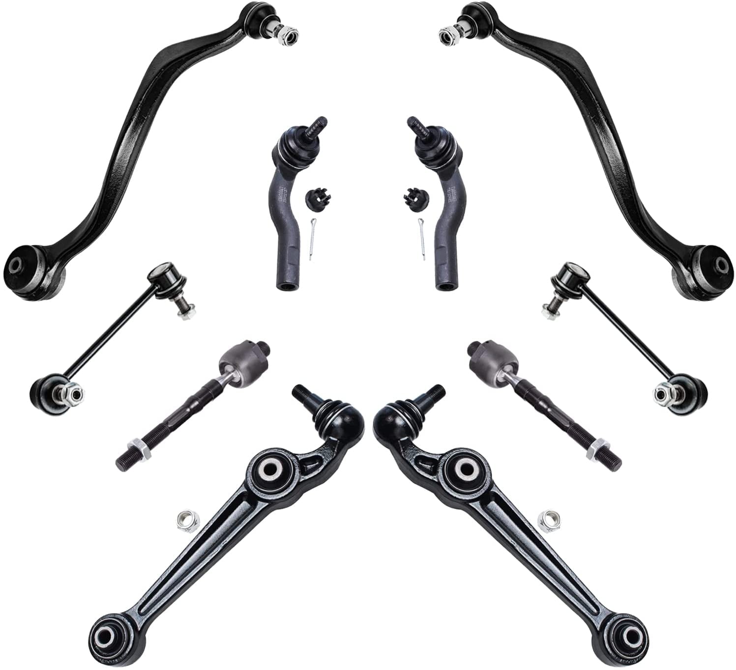 Detroit Axle - 10pc Front End Control Arms Kit for 03-08 Mazda 6, 4 ...