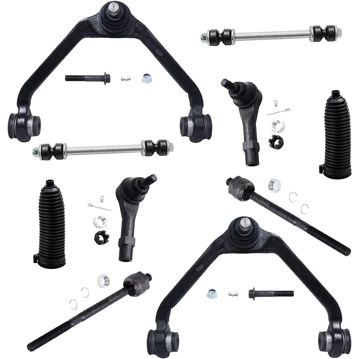 Detroit Axle - 10pc Front End Control Arms Kit for Ford Explorer Ranger Mazda B2500 B3000 B4000 ...