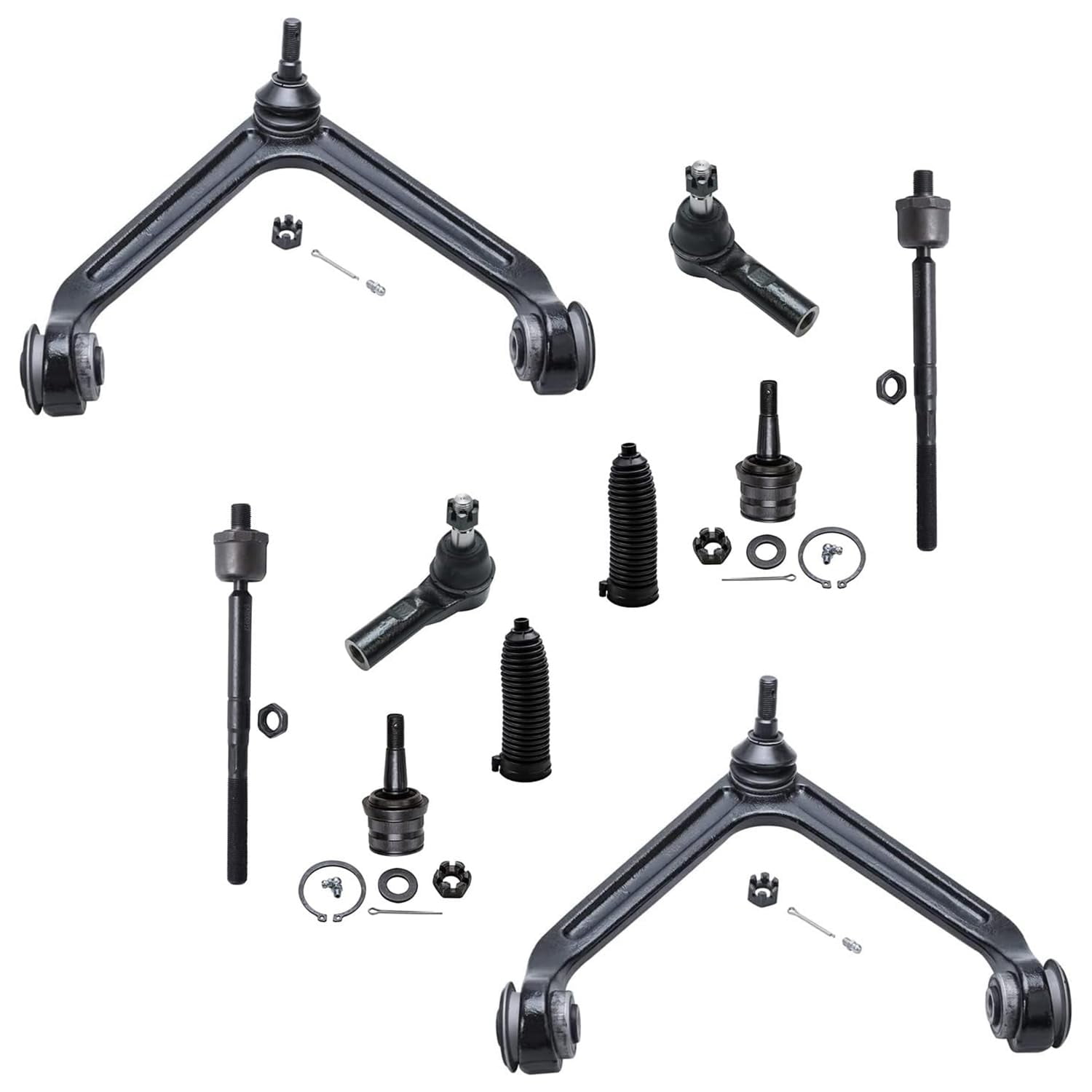 Detroit Axle - 10pc Front End Kit for 04-06 Dodge Durango, 07-09 ...