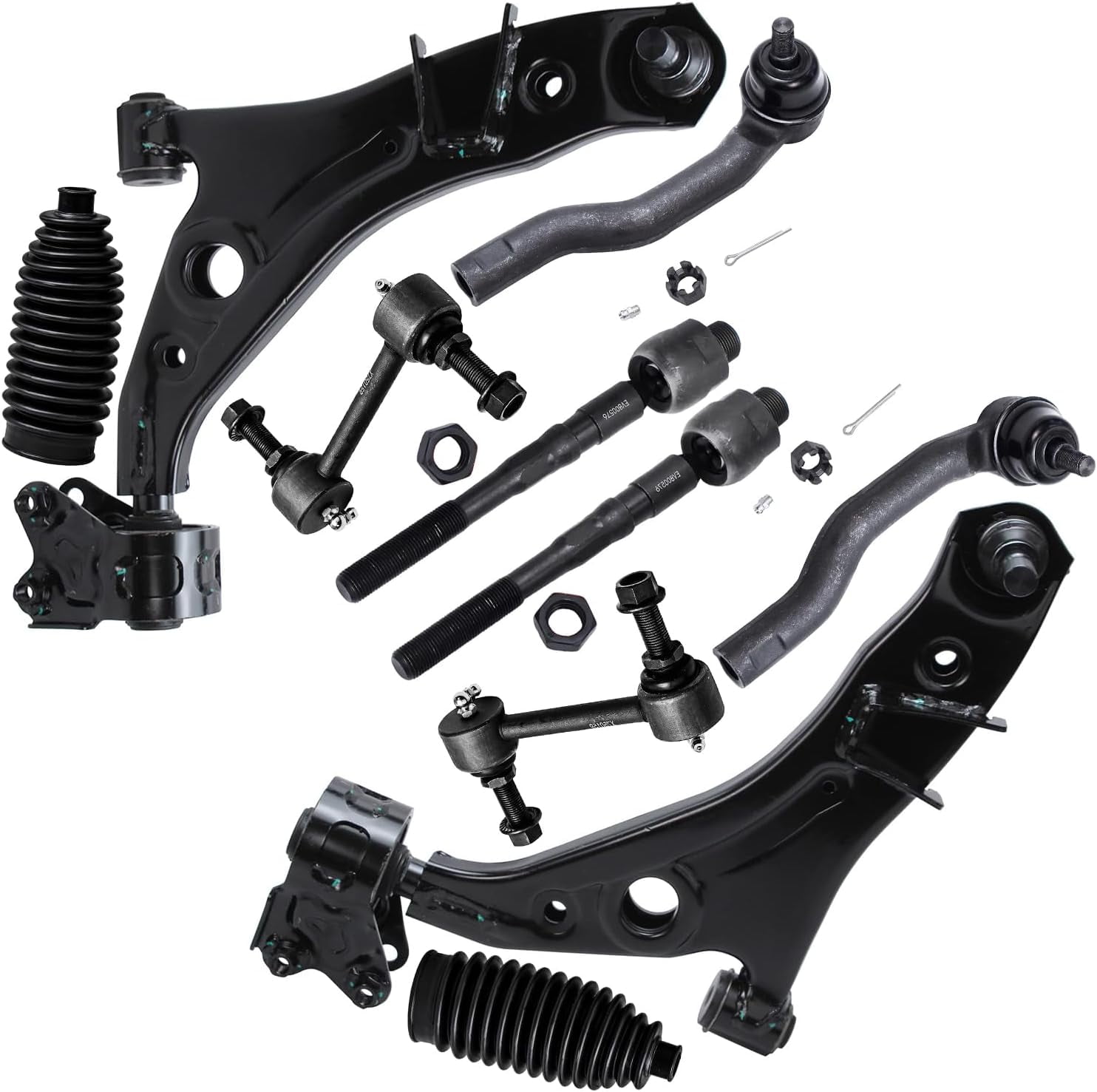 Detroit Axle - 10pc Front End Kit for 2007-2014 Ford Edge 2007-2015 ...