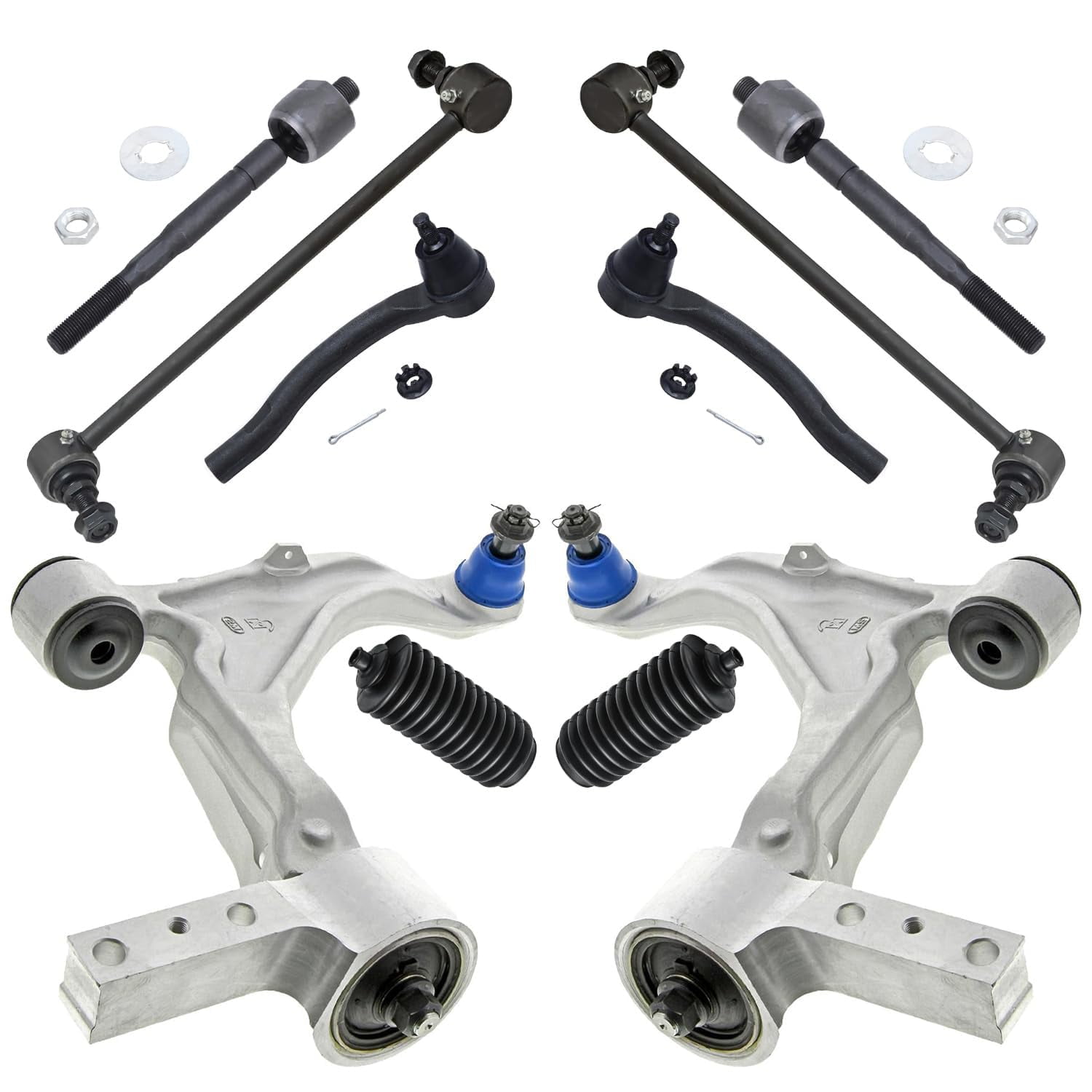 Detroit Axle - 10pc Front End Kit for Acura 2007-2013 MDX 2 Lower ...