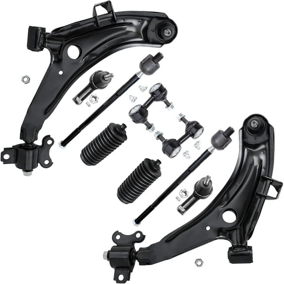 Detroit Axle - 10pc Front End Suspension Kit for 1996-2000 Hyundai ...
