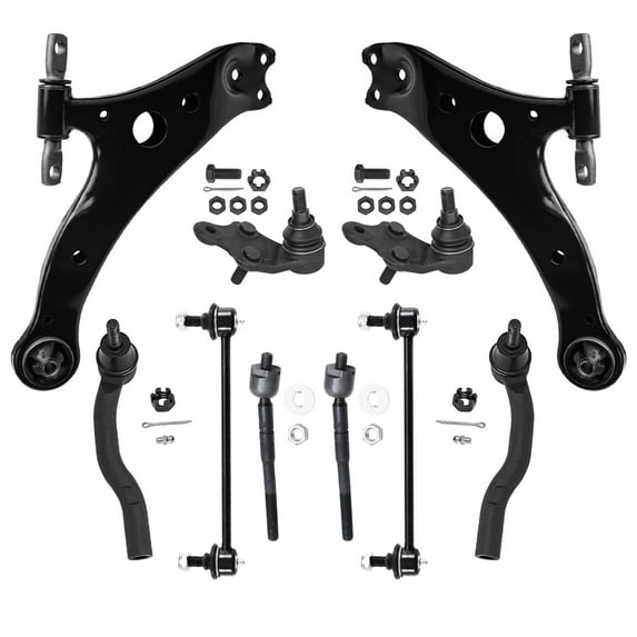 Detroit Axle - 10pc Front End Suspension Kit for 2007-2011 Toyota Camry ...