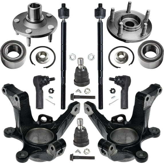 Detroit Axle - 10pc Front Loaded Knuckles Kit for 2005-2007 Ford Escape ...