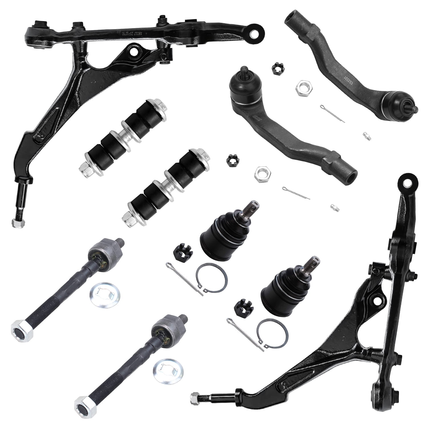 Detroit Axle - 10pc Front Lower Control Arms End Kit for Acura Integra ...