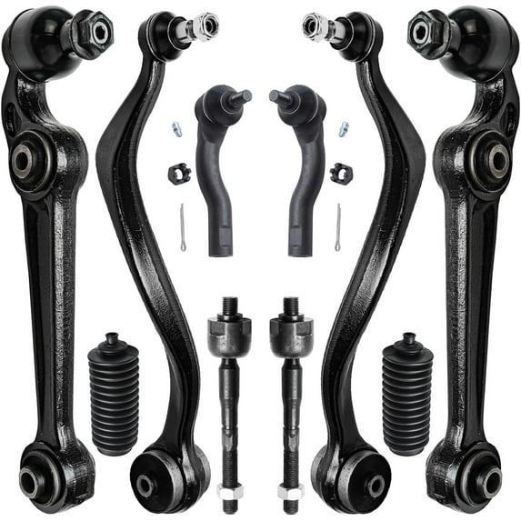 Detroit Axle - 10pc Front Lower Control Arms Kit for Ford Fusion ...
