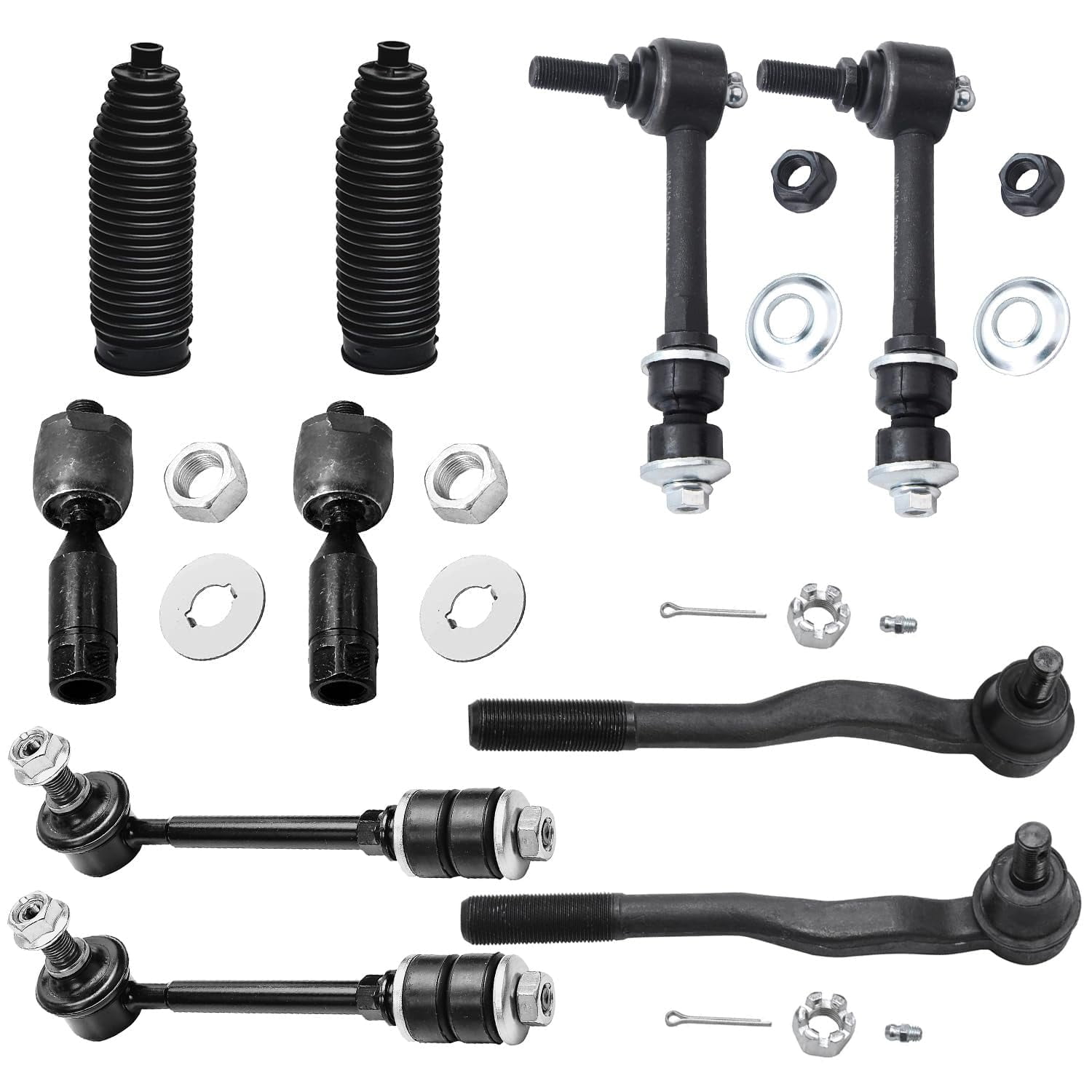 Detroit Axle - 10pc Front Suspension Kit for 1996-2002 Toyota 4Runner ...