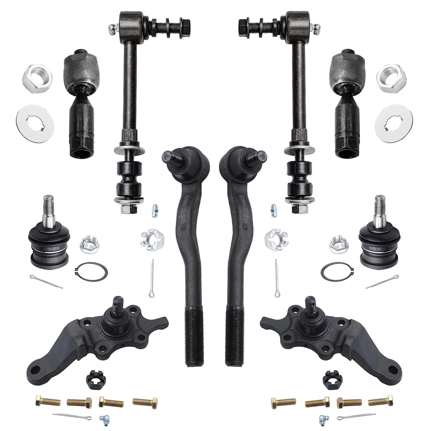 Detroit Axle - 10pc Front Suspension Kit for 1996-2002 Toyota 4Runner ...
