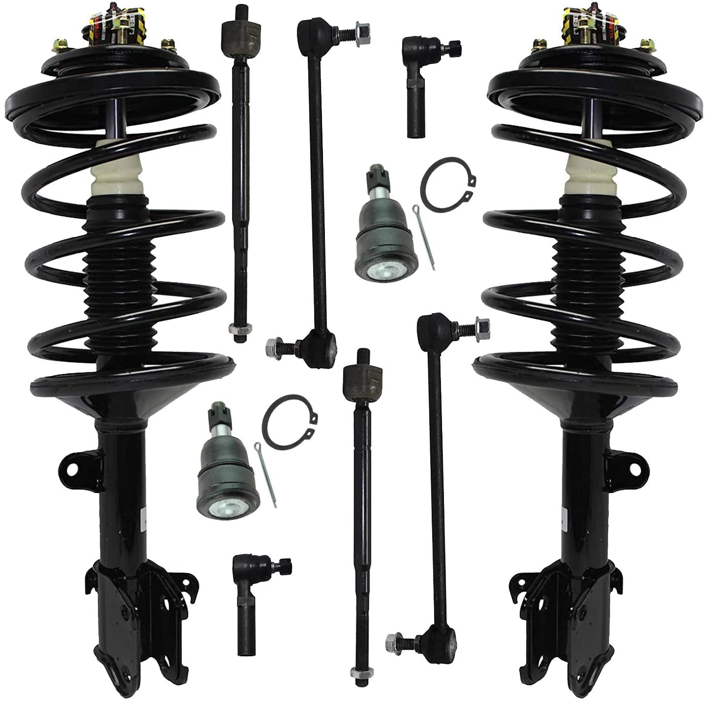 Detroit Axle - 10pc Front Suspension Kit for 1999-2001 Honda Odyssey 2 ...