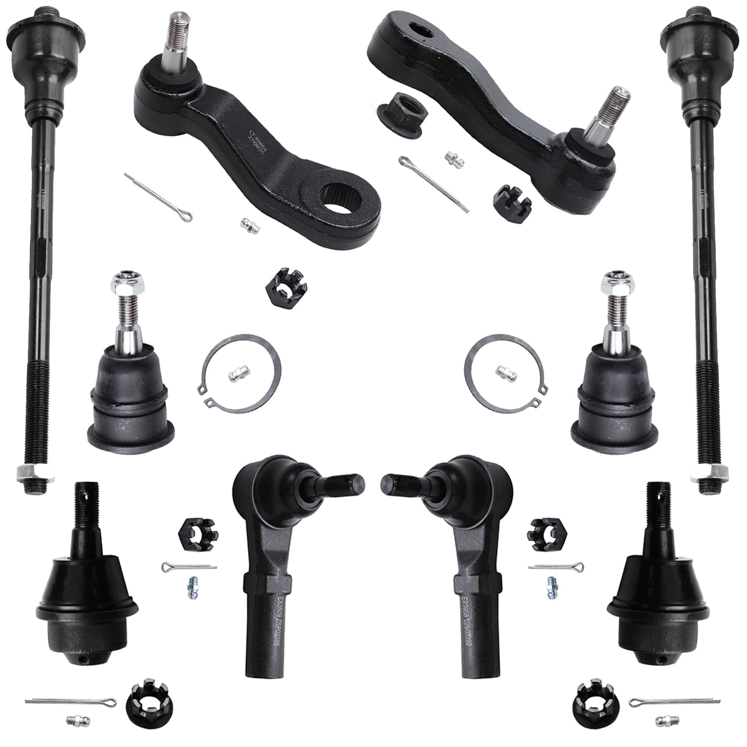 Detroit Axle - 10pc Front Suspension Kit for Chevy GMC Silverado Sierra ...