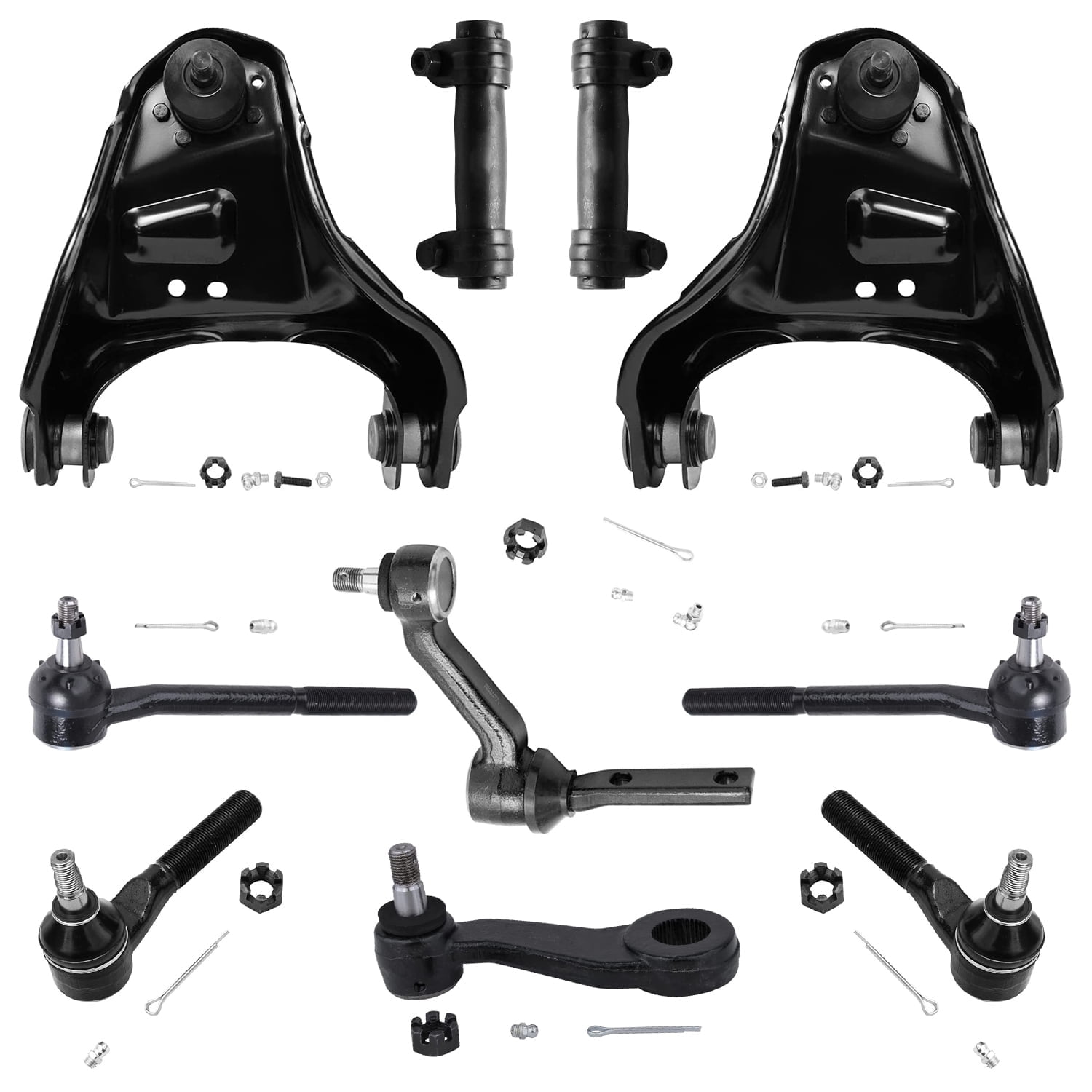 Detroit Axle - 10pc Front Suspension Kit for Chevy S10 Blazer GMC Jimmy ...