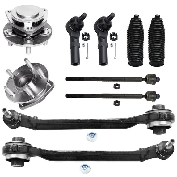 Detroit Axle - 10pc RWD Front End Kit for 2015-2019 Chrysler 300, 4 ...