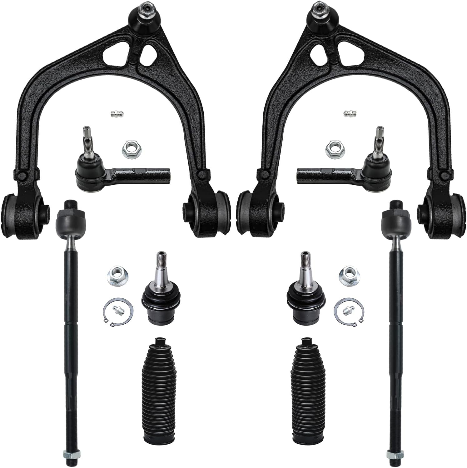 Detroit Axle - 10pc RWD Front Upper Control Arms Kit for Chrysler 300 ...
