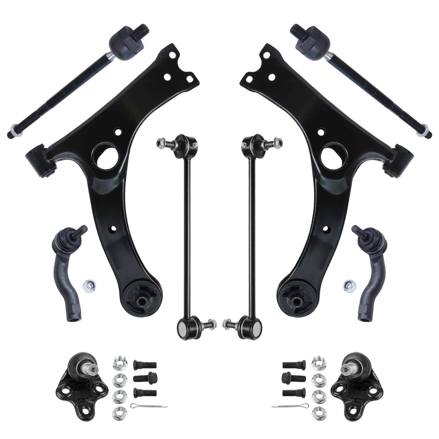 Detroit Axle - 10pc Suspension Kit for 2001-2005 Toyota Rav4 2002 2003 ...