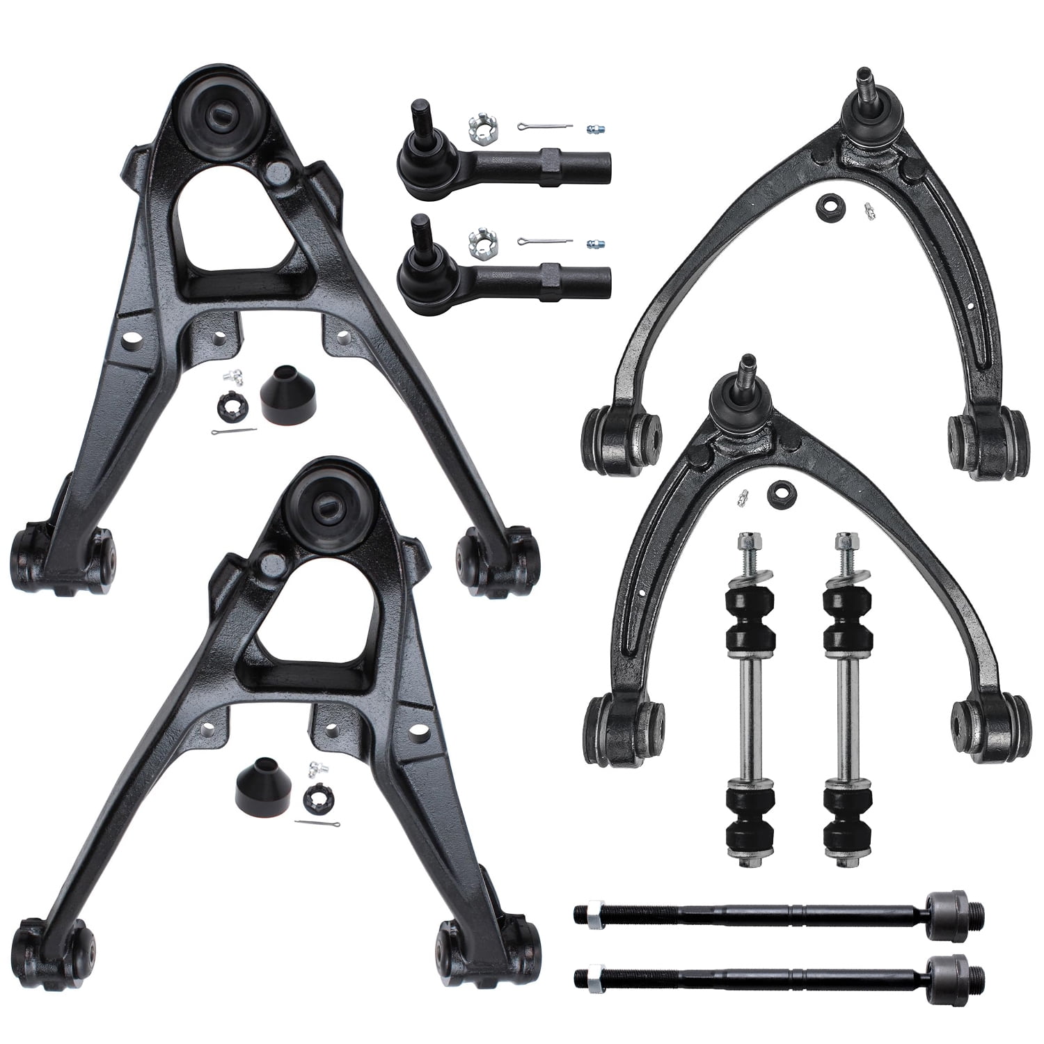 Detroit Axle - 10pc Suspension Kit for Chevy GMC Silverado Sierra 1500 ...